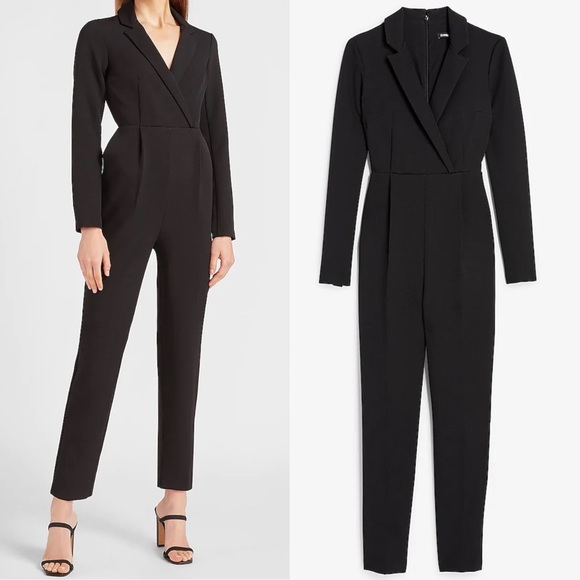 Express | Pants & Jumpsuits | Express Tuxedo Long Sleeve Blazer ...